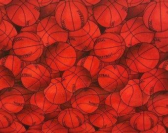 Basketball fabric | Etsy