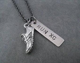 Cross Country Run Cross Country Running Necklace on by TheRunHome