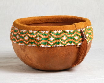 Items similar to Rustic Gourd Bowl, Metallic Blue Gourd Bowl, Country ...