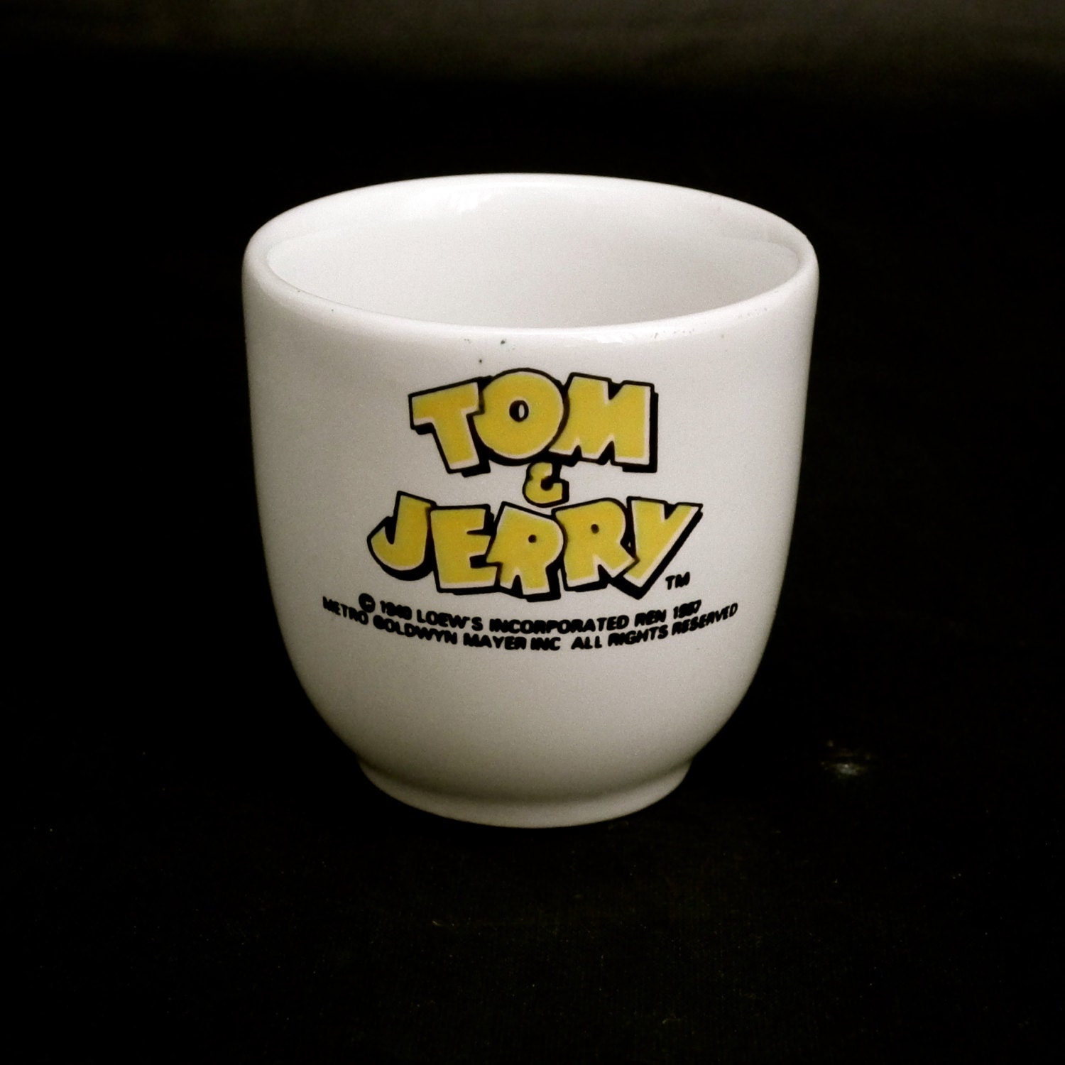 Vintage Tom And Jerry egg Cup, Ceramic Egg Cup, Children’s Egg Cup ...