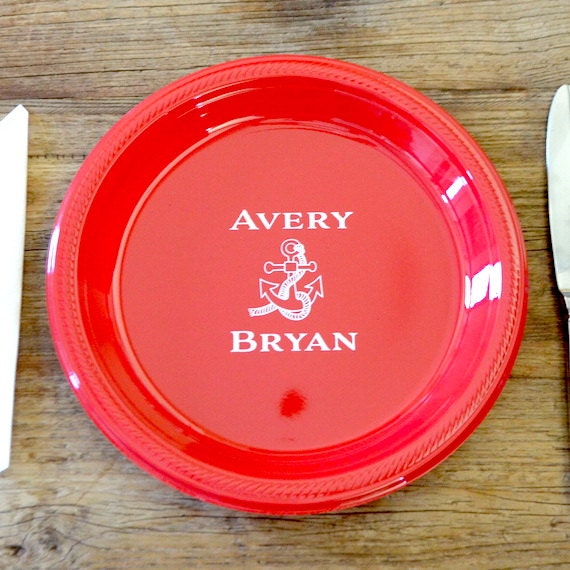 Custom Printed Party Plates Personalized Printed Plates