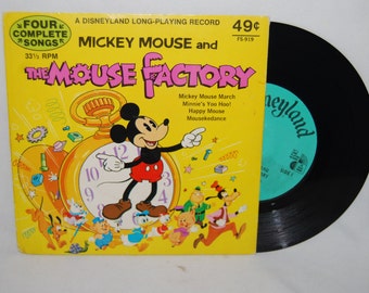 Mickey mouse record | Etsy