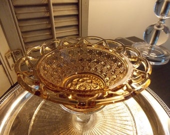 Amber candy dish | Etsy