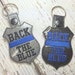 Back The Blue POLICE Cop Law Enforcement In The Hoop