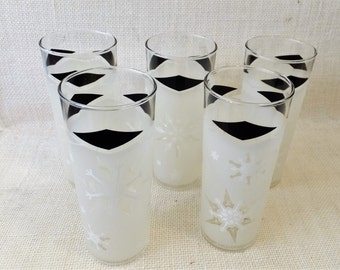 Unique snowflake glassware related items | Etsy