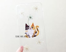 Unique cat phone case related items | Etsy