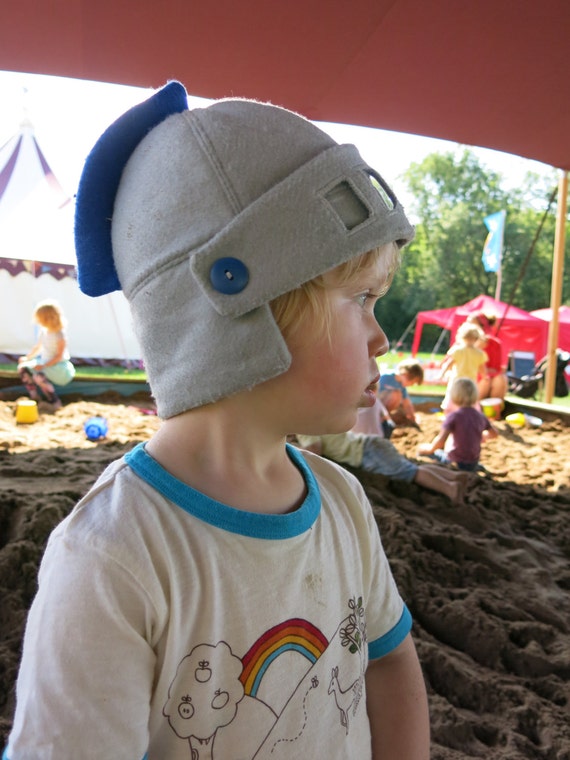 Felt children's Knights helmet by WispsWardrobe on Etsy