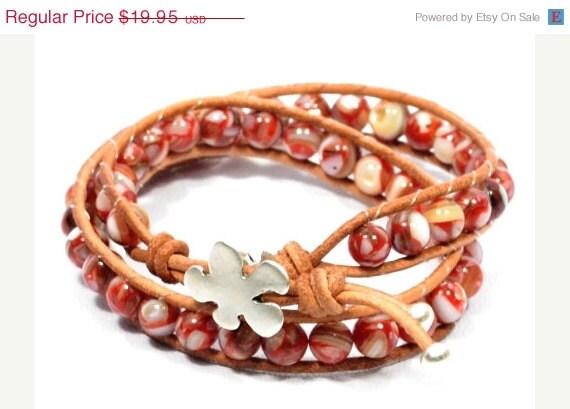 colorful wrap bracelet beaded wrap bracelet multi by CozyDetailz