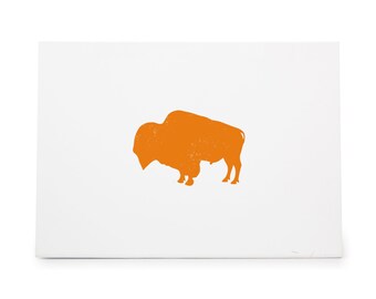 Buffalo stamp | Etsy