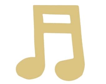 Music note cutouts | Etsy