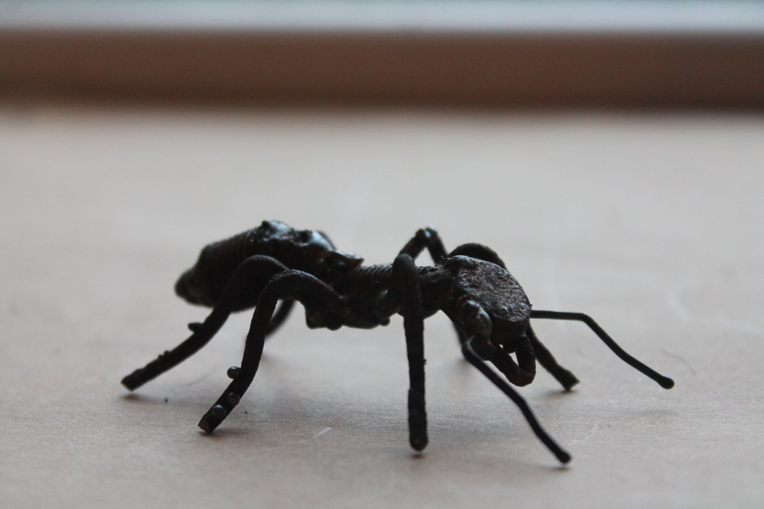 Small Scrap Metal Ant 3 Insect Sculpture Common Red