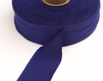 Dark Red Crepe Knit Bias Tape 1.25 inches wide by felinusfabrics