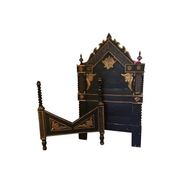 Circa 1830 Italian Baroque Headboard and Footboard – Haute Juice