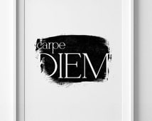 Popular items for carpe diem sign on Etsy