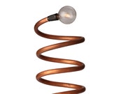 Items similar to Helix - Copper Coil - Spiral - Copper Tube Lamp - Hand ...