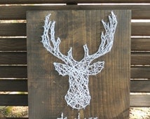 Popular items for deer string art on Etsy