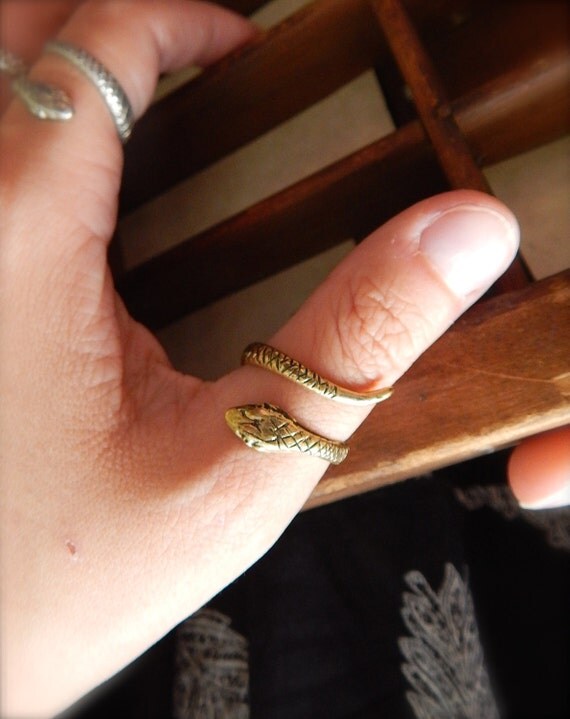 Snake Ring Thumb Ring Steampunk Ring Wrap Ring