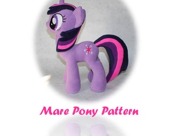 Pony plush pattern | Etsy