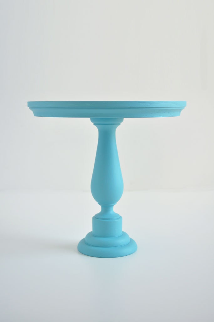 20cm teal blue cake stand