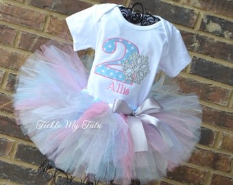 Cupcake Swirl Emma Birthday Tutu Outfit First by TickleMyTutu
