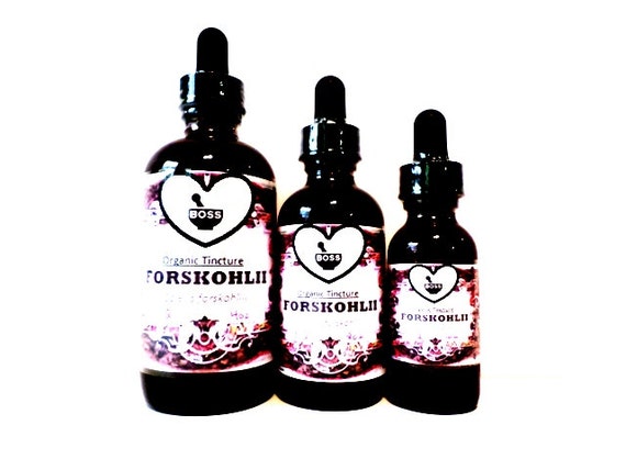 Organic COLEUS FORSKOHLII ROOT Tincture 1oz 2oz by BossBodyworks