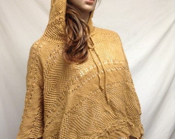 Hooded poncho | Etsy