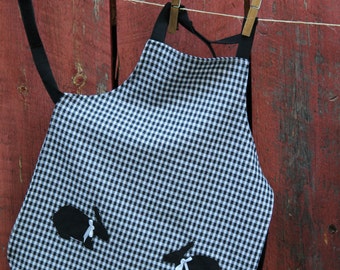 Gingham apron | Etsy