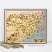 Vintage FLORIDA MAP Instant Digital Download printable