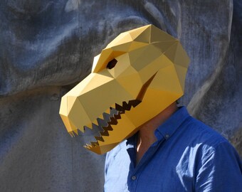 Dinosaur mask | Etsy