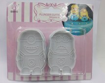 NEW Japanese Minions Cookie / Sandwich / Ham Cutter / Fondant Stamps ...
