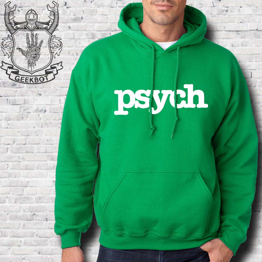Psych Hoodie Premium Hooded Sweatshirt Screen Printed