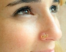 Popular items for infinity nose ring on Etsy