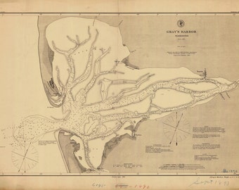 Boston Harbor Historical Map 1864