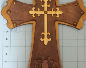 Wooden celtic cross | Etsy