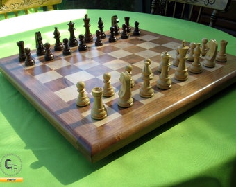 Items similar to Epic Dragon Chess Set - Glass Board, Polymer Clay ...