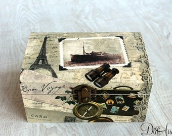 Decorative paris box | Etsy