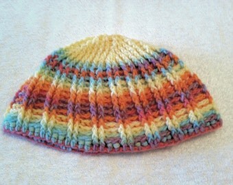 Items similar to PDF PATTERN Darling Little Rainbow Hat on Etsy