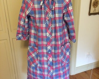Plaid robe | Etsy