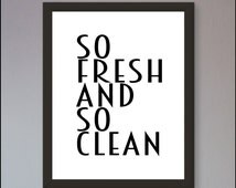 Popular items for so fresh so clean on Etsy