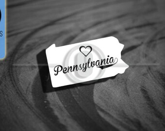 Pennsylvania decal | Etsy
