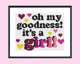 Name cross stitch | Etsy