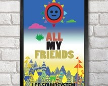 Unique friends poster related items | Etsy