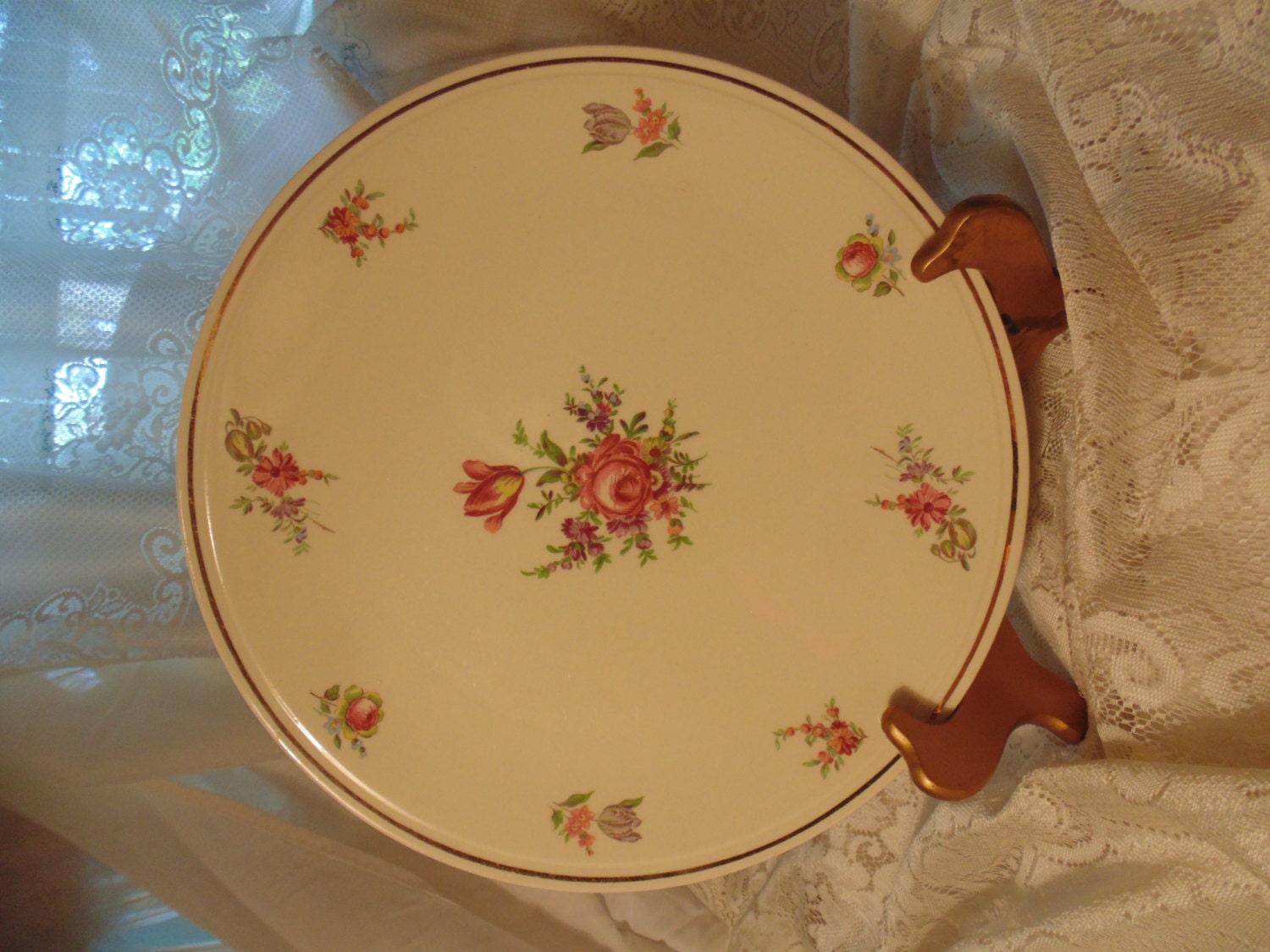 Vintage Homer Laughlin Priscilla Pattern Cakeplate China – Haute Juice