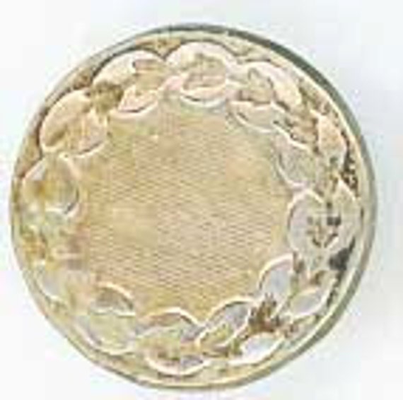 Items similar to Antique Button : 18C wood back button. Silver plate on ...
