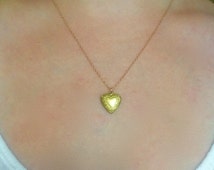 Popular items for gold locket necklace on Etsy