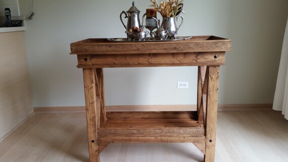 Rustic Liquor Table