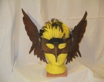 Unique hawk mask related items | Etsy