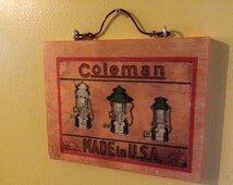 Popular items for coleman lantern on Etsy