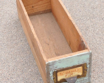 Antique wood drawer | Etsy