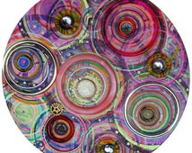 Popular items for round wall art on Etsy